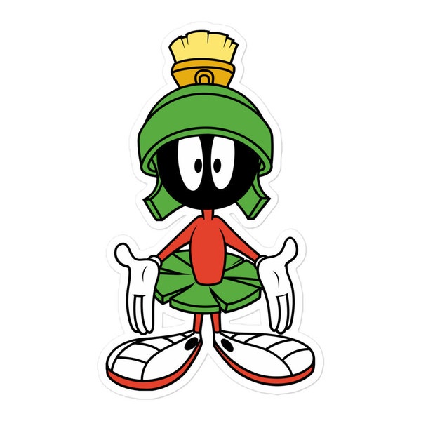 Marvin the Martian Sticker - Etsy