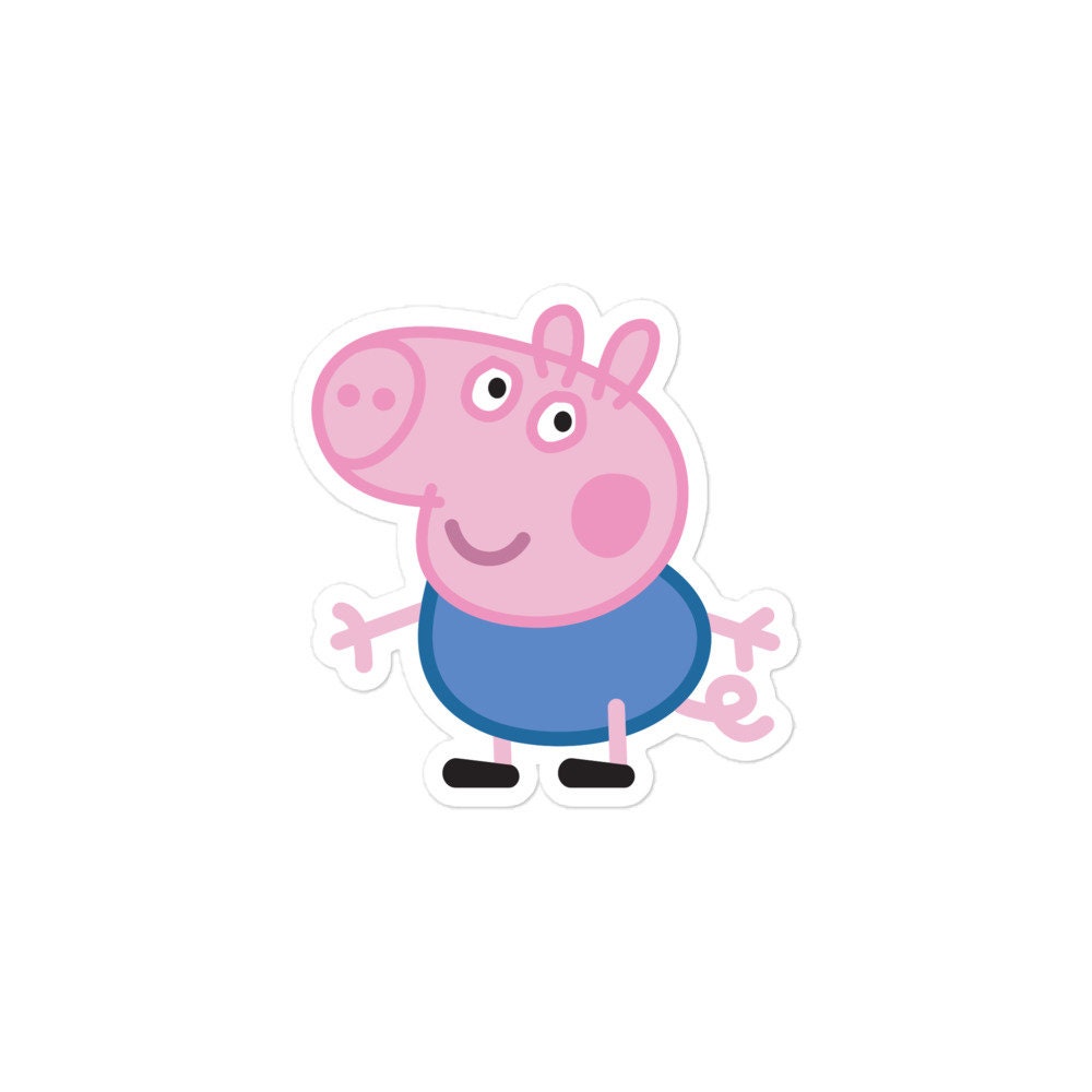 George Pig From Peppa Pig Show Sticker - Etsy