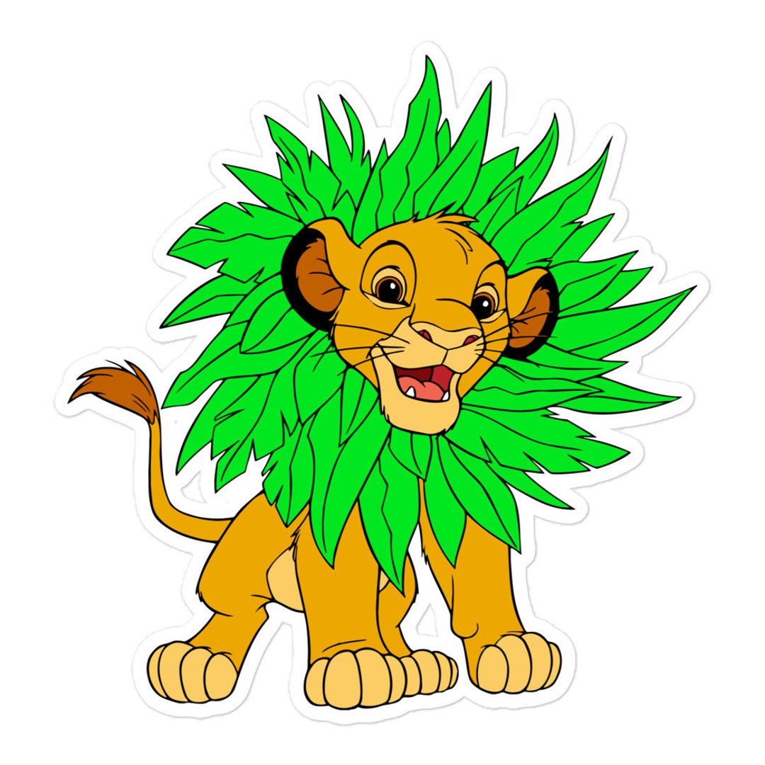 Simba From the Lion King Sticker - Etsy