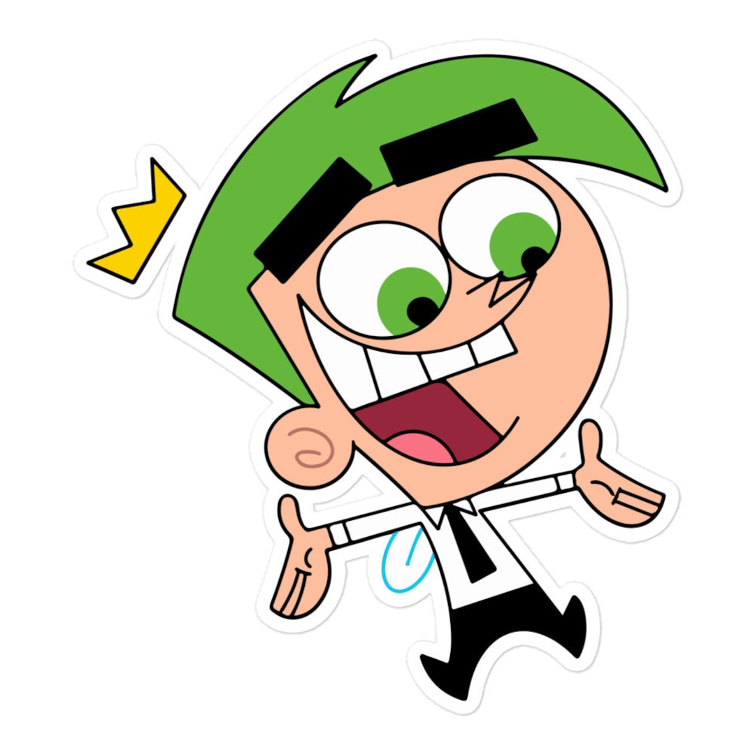 Cosmo From Fairly Oddparents Sticker - Etsy