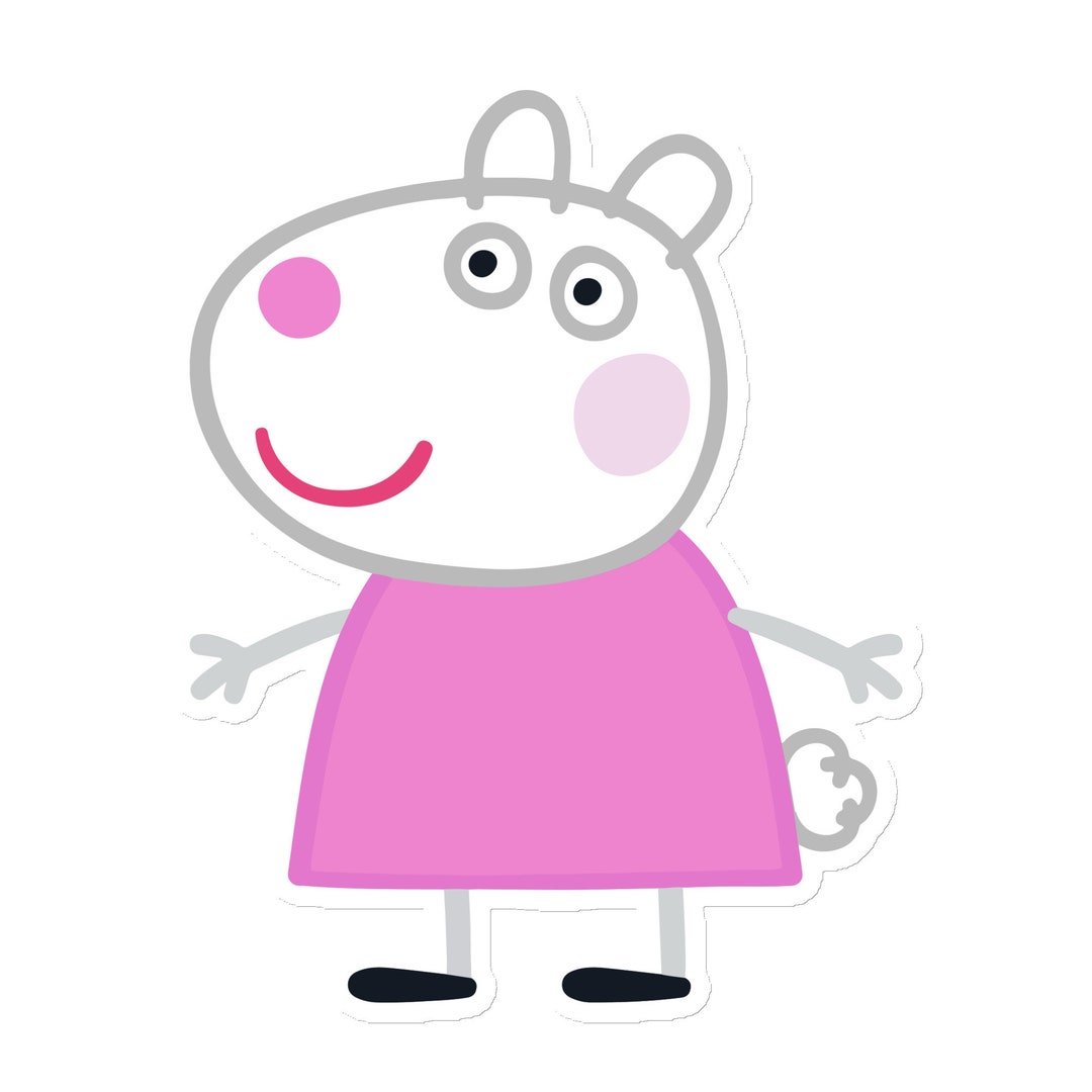 La oveja Suzy del show de Peppa Pig Imán - Etsy México