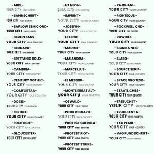 Digital Download Custom City Map Posters Aesthetic Home Decorations ...