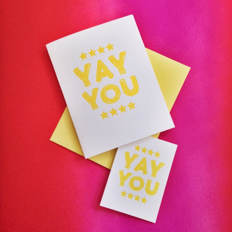 Yay You Card Congratulations Gift New Job Card Job Promotion Card ...