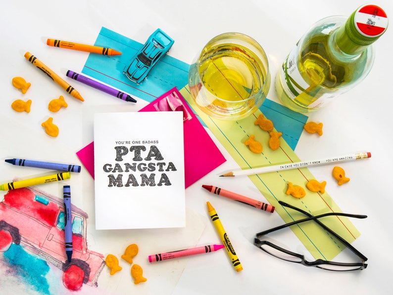 PTA Mom Card Funny Mother's Day Card for Friend Mothers Day Gift for ...