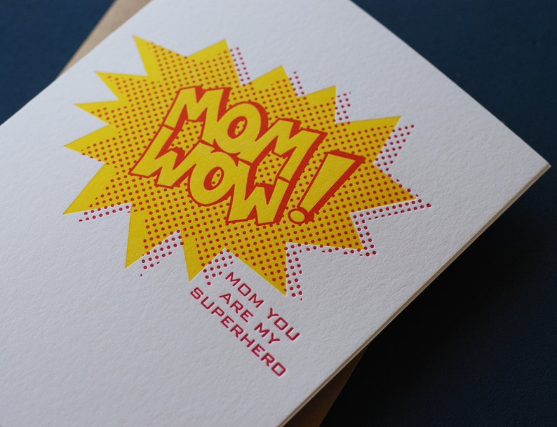 Happy Mother's Day Card Superhero Mothers Day Card First Mothers Day ...