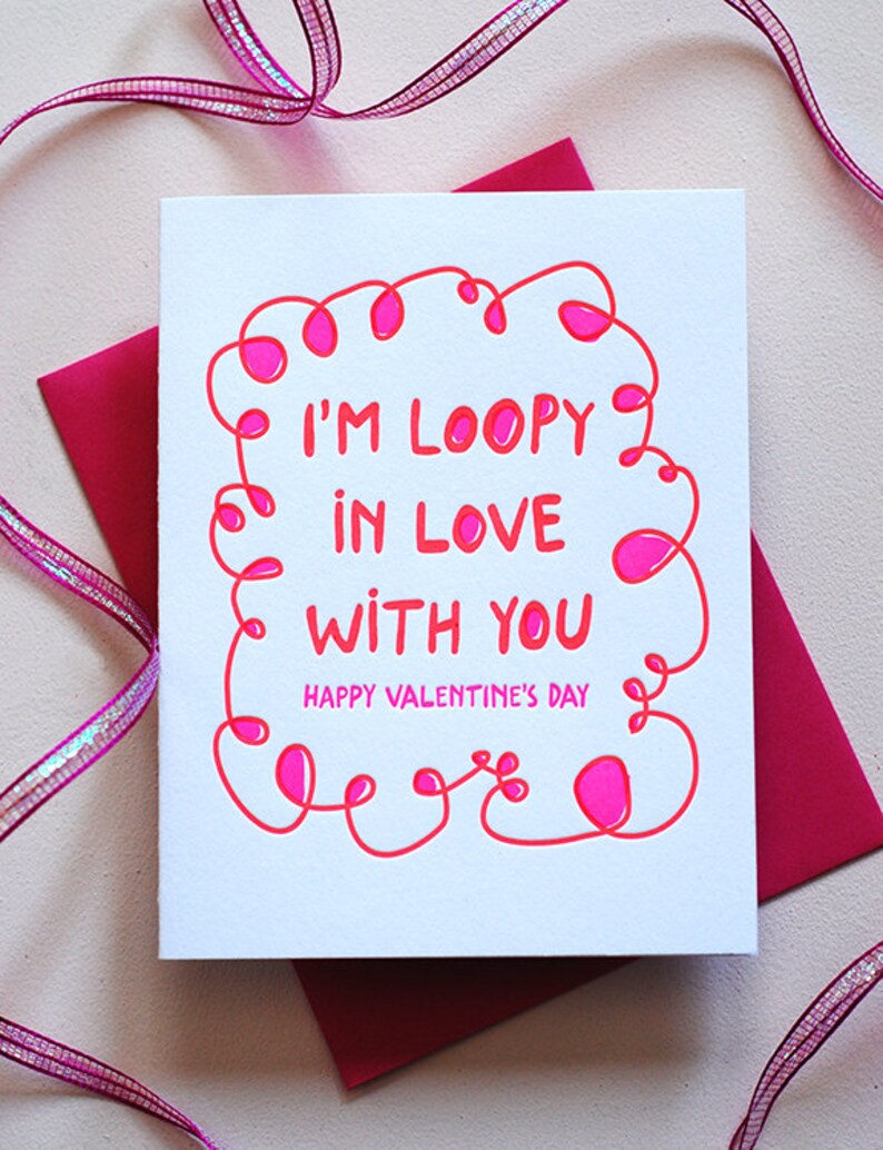 Loopy in Love (valentine) - Etsy
