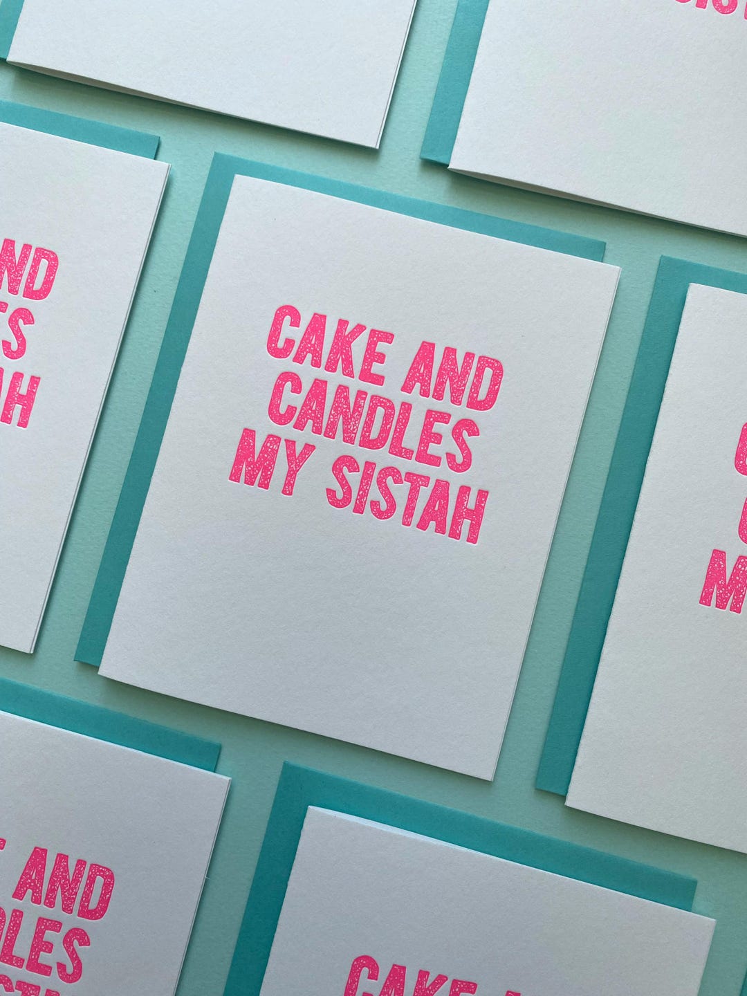 Cake and Candles My Sistah, Gift for Her, Gift for Girlfriend, Soul ...