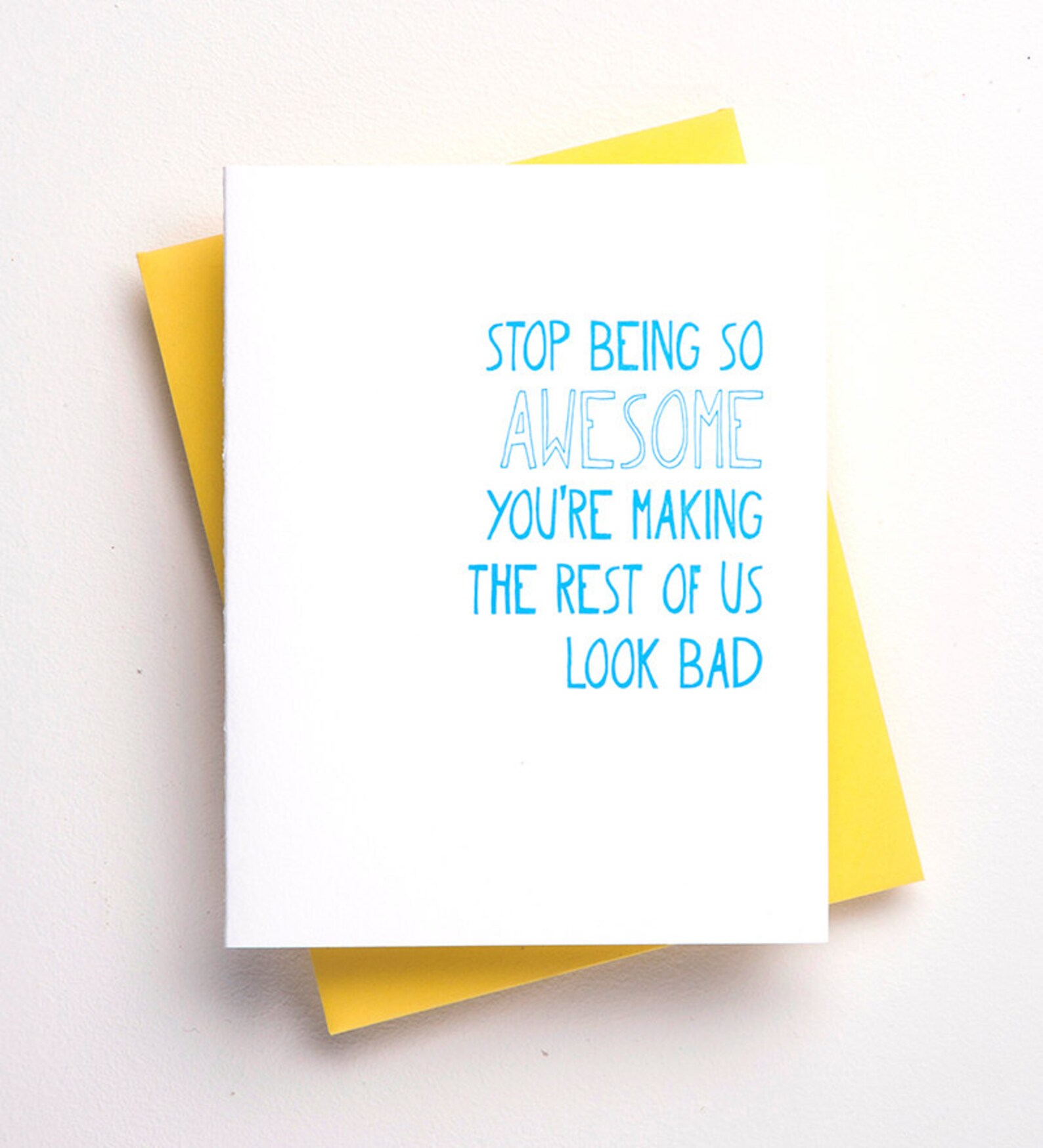 Congratulations on Being Awesome Card Funny Congratulations Card Job ...