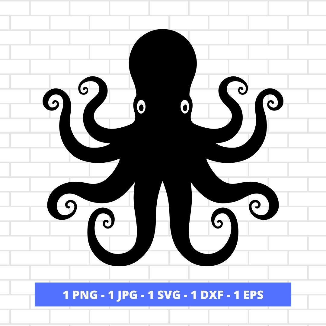 Octopus SVG, PNG - Etsy