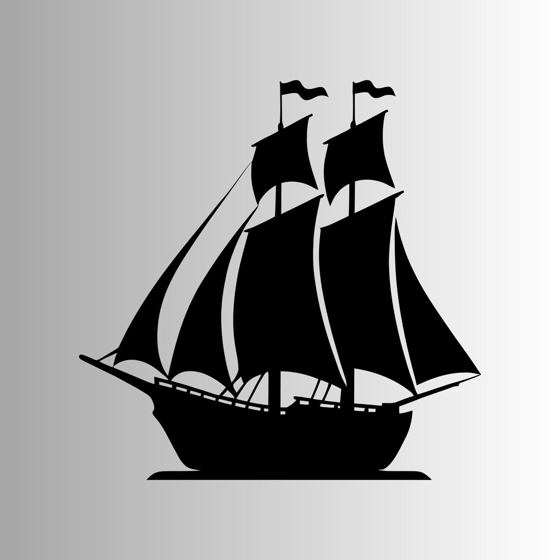 Sailing Ship SVG, PNG - Etsy