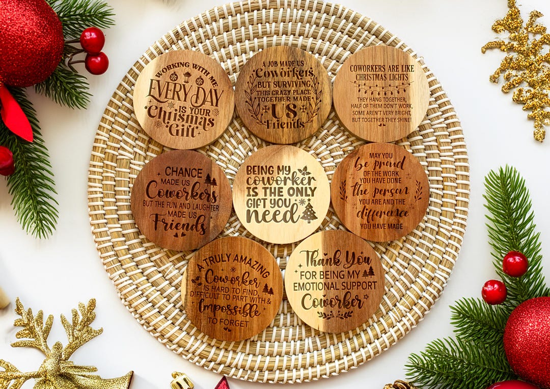 Small Coworker Gift, Gift for Boss, Gift for Coworker Coaster, Small ...