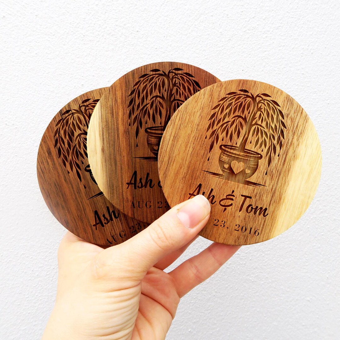 9 Year Anniversary Gift, Willow Tree in Pot Design, Personalized Willow ...