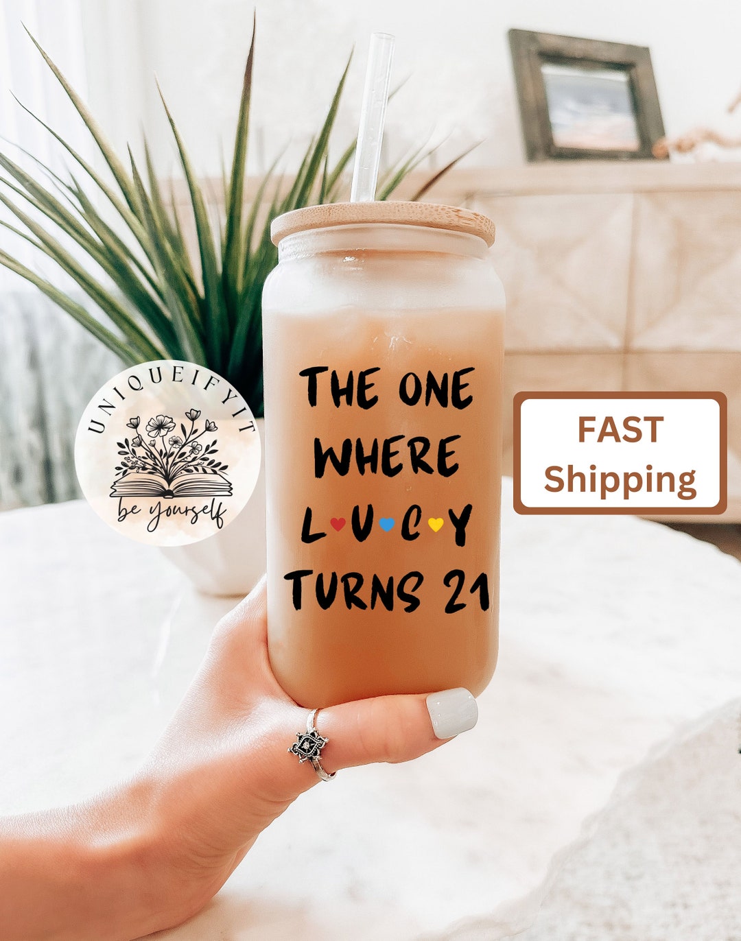 Birthday Friends Coffee Cup, 21st Birthday Cup, Happy Birthday Cup ...