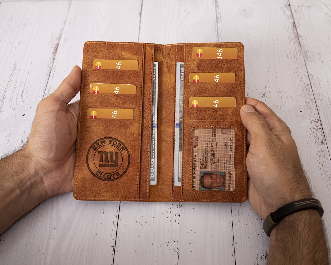 Stylish Leather Long Wallet for Men, Sentimental Gift Dad Husband ...