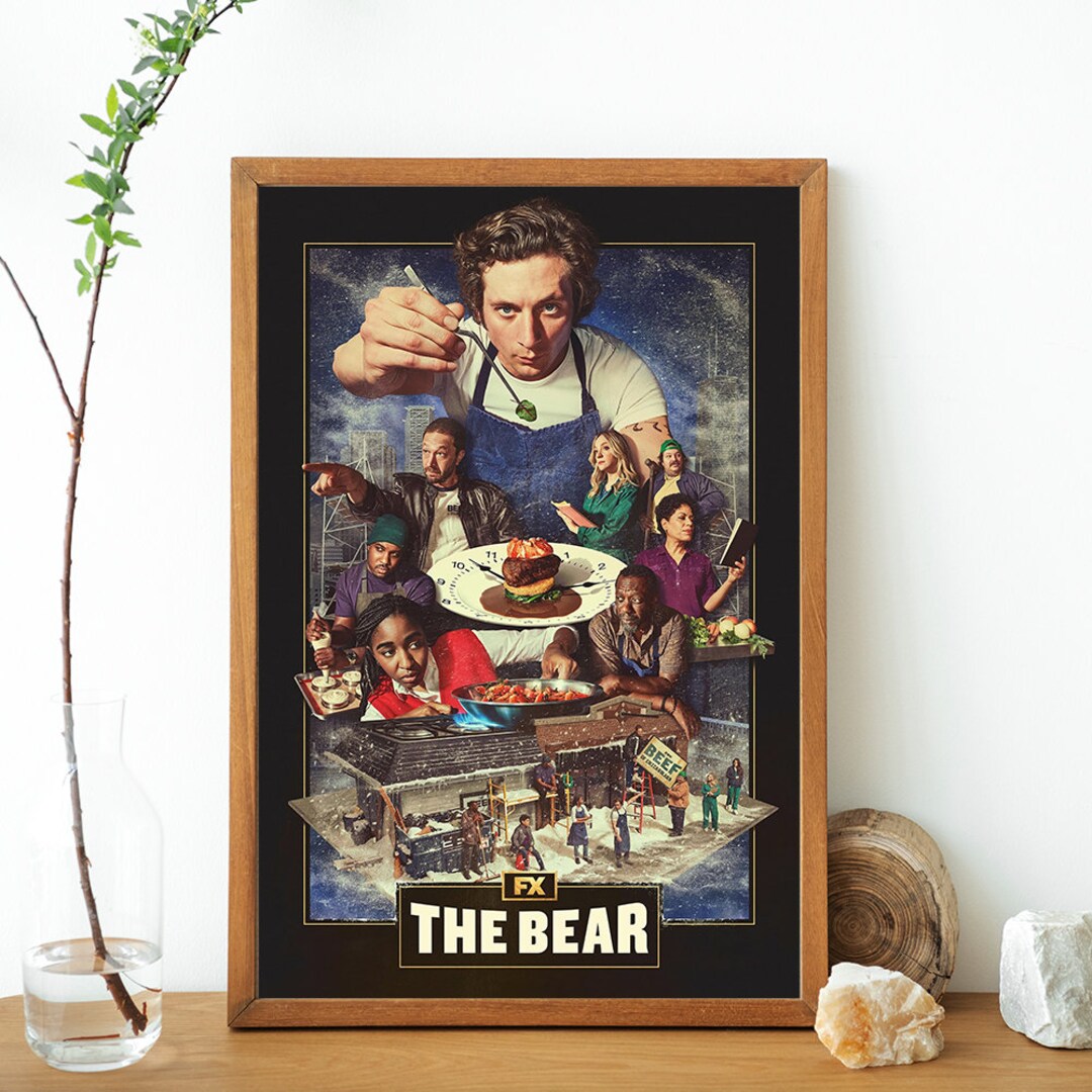 The Bear Movie Poster, Quality Canvas Print, Poster Gift, Wall Art ...