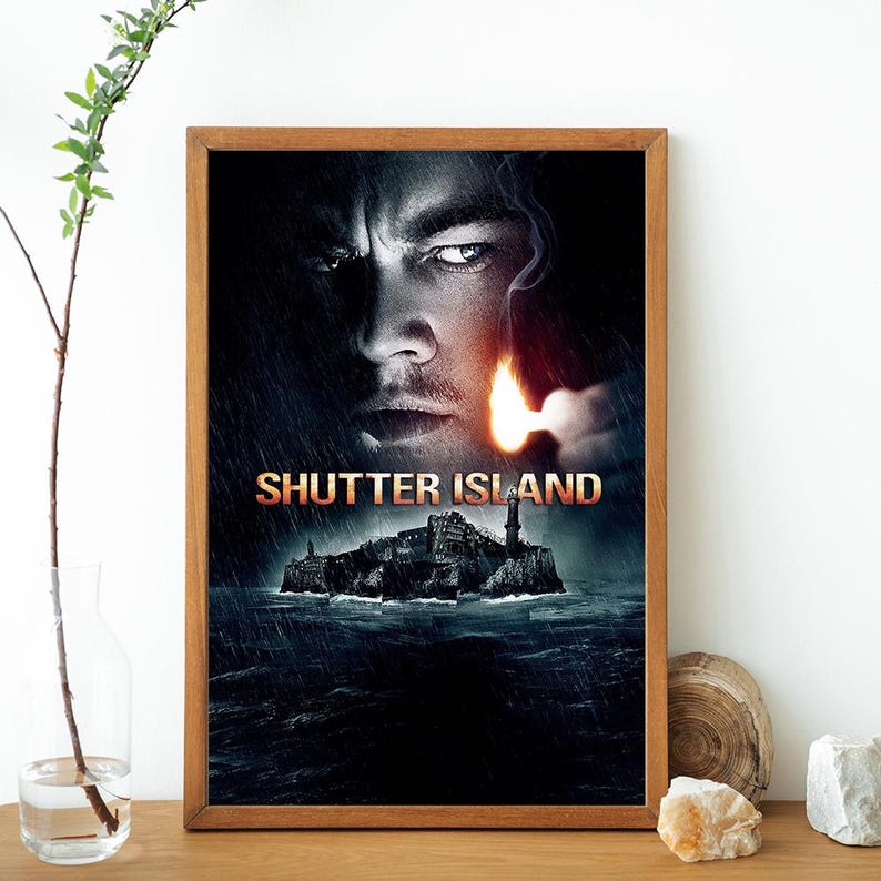 Shutter Island Movie Poster, Quality Canvas Print, Poster Gift, Wall ...