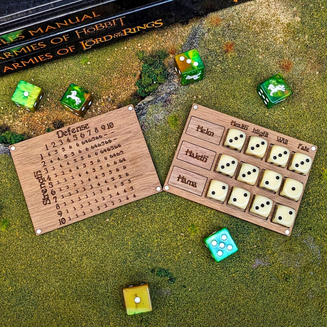 MESBG LOTR Hero Stat Tracker - Etsy
