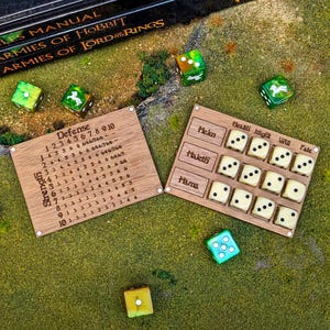 MESBG LOTR Hero Stat Tracker - Etsy