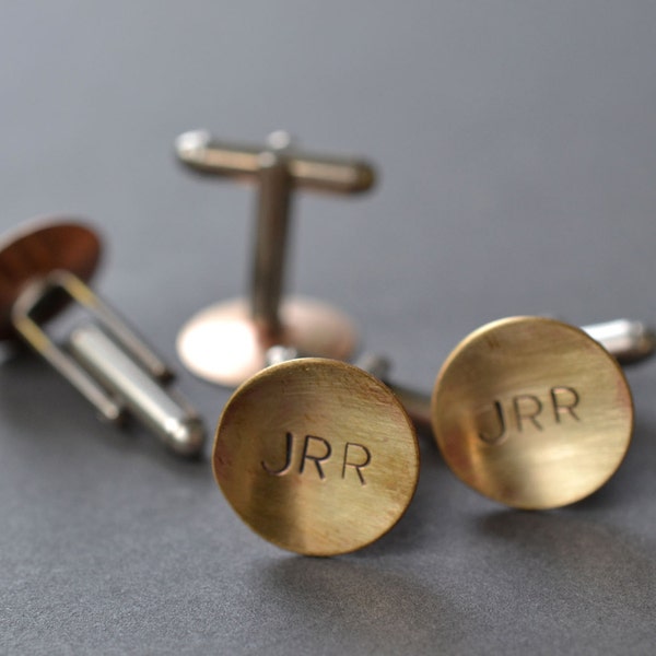 Monogram Cufflinks - Etsy