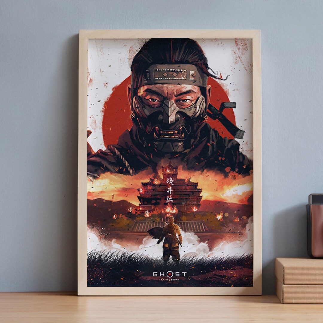 The Game of Ghost of Tsushima Video Game Series Action Poster,unique ...