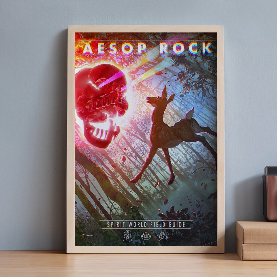 Aesop Rock Album Spirit World Field Guide Music Poster ,unique Home ...