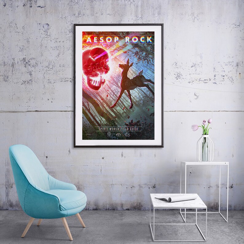 Aesop Rock Album Spirit World Field Guide Music Poster ,unique Home ...