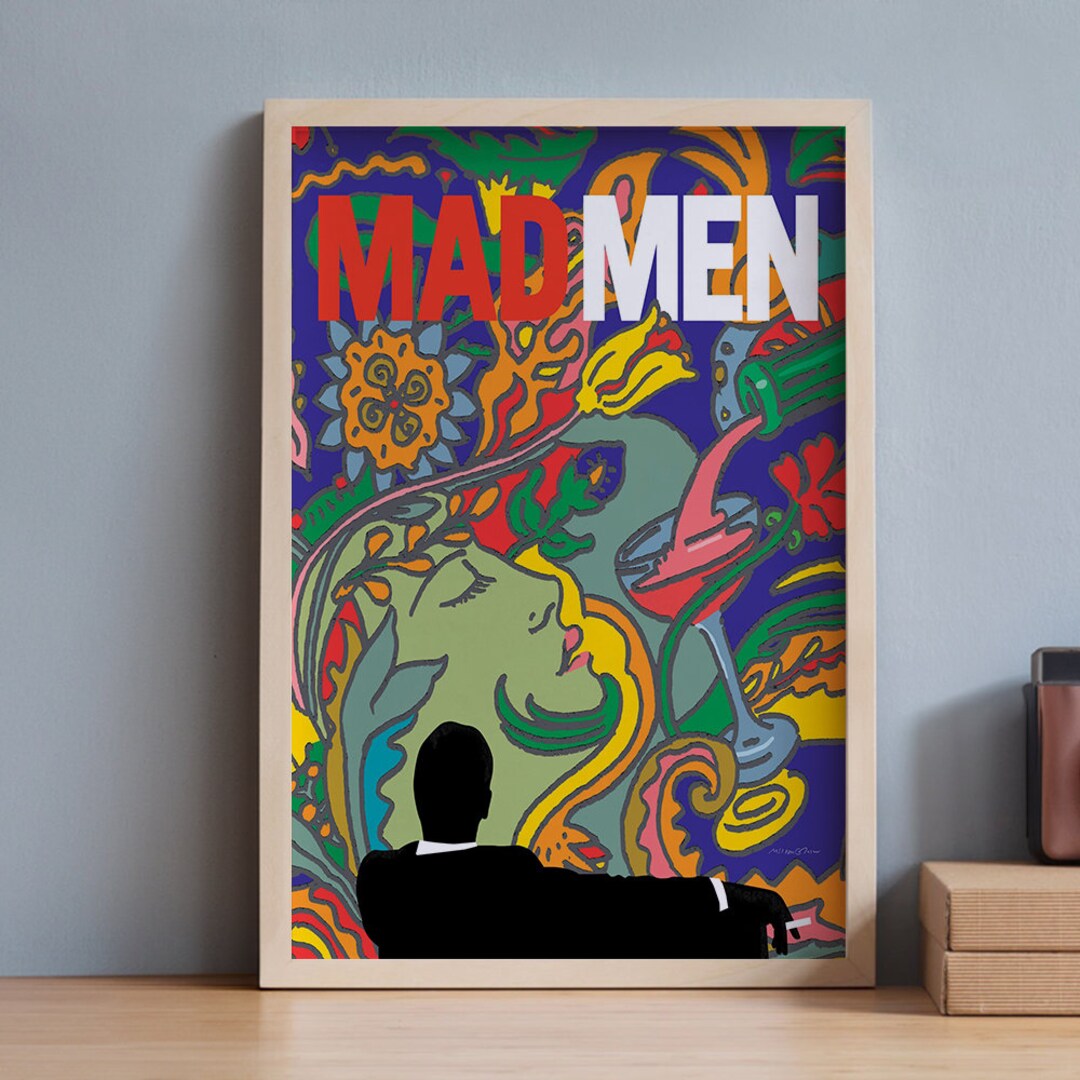 Mad Men Promo Poster, Retro Poster, Wall Art, Home Decor, Canvas Prints ...