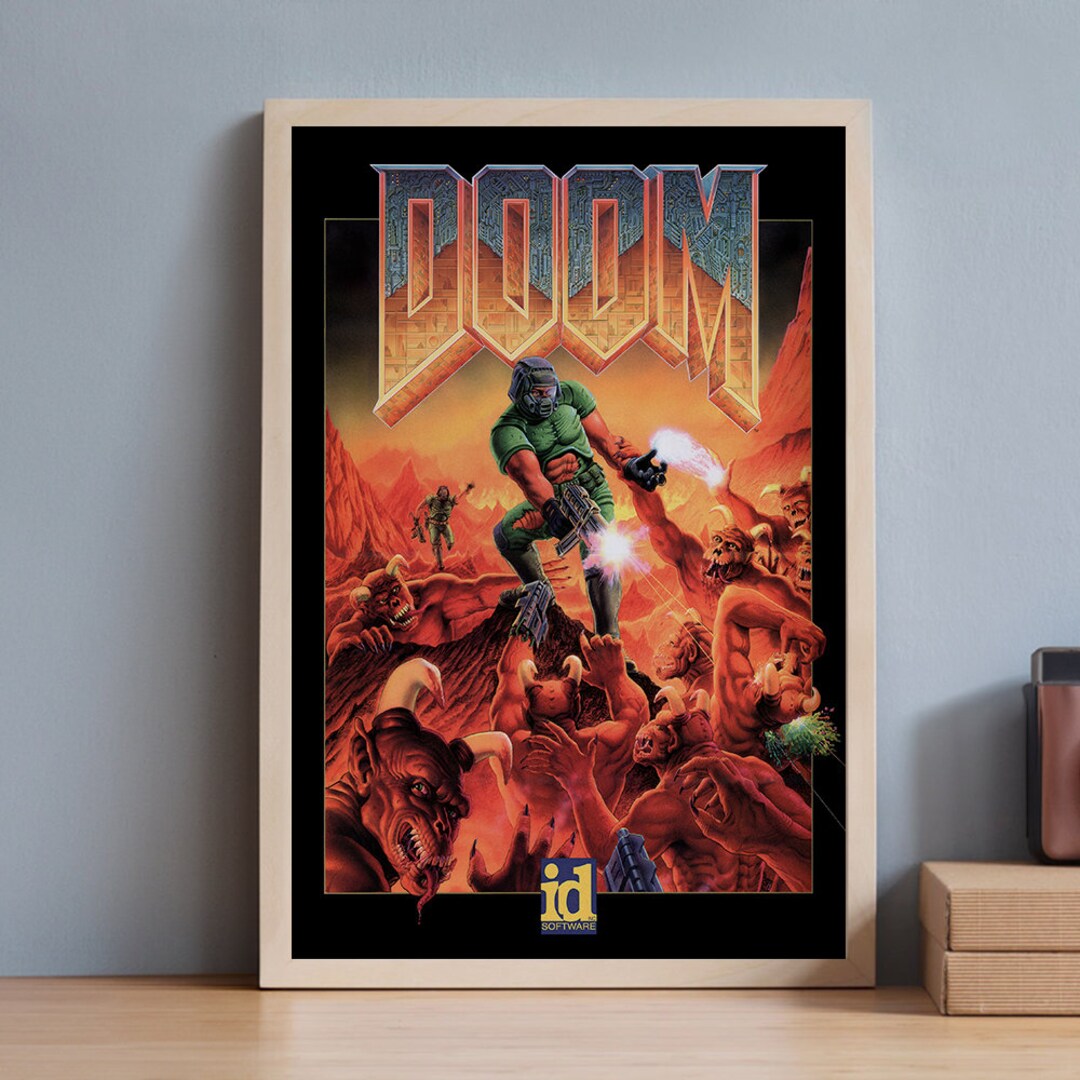 Doom Hell on Earth Video Game Poster Game Art Print ,customized Poster ...