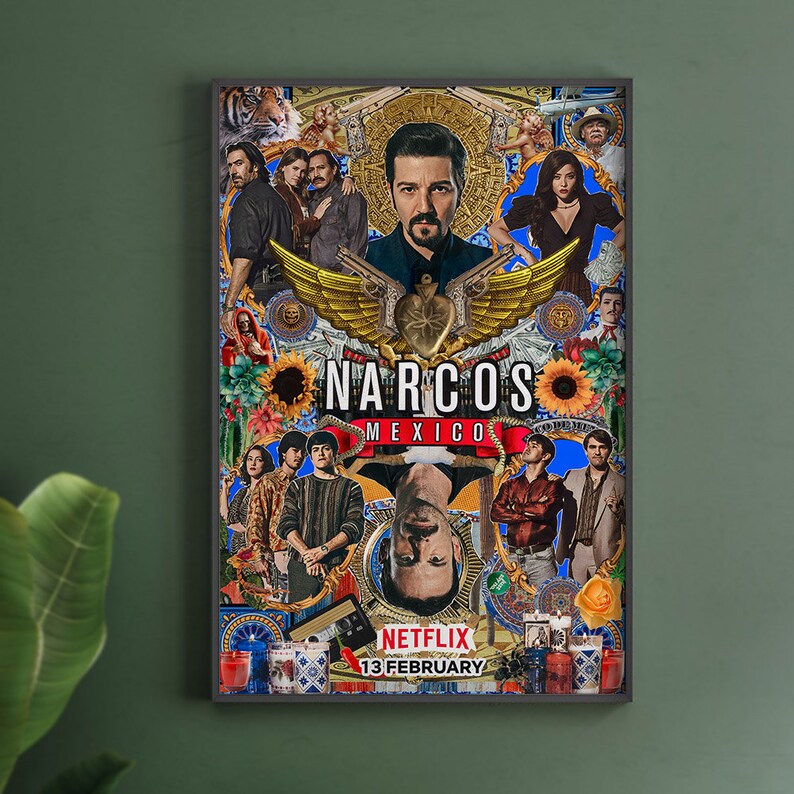Narcos Mexico Season 2 Action Crime Tv Show Poster ,unique Home ...