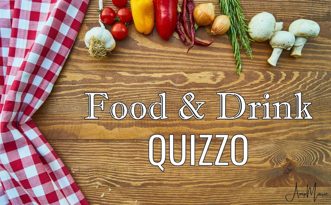 Food & Drink QUIZZO Trivia Powerpoint Game - Etsy