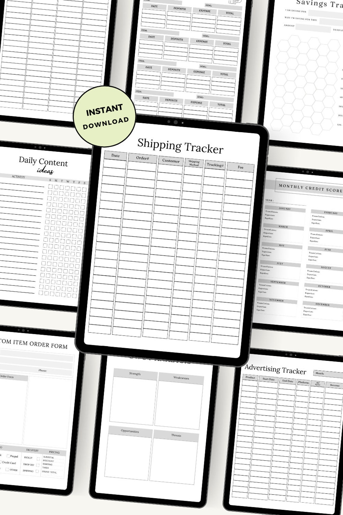 Editable ADHD Checklist Printable Planner Canva Template ADHD Digital ...