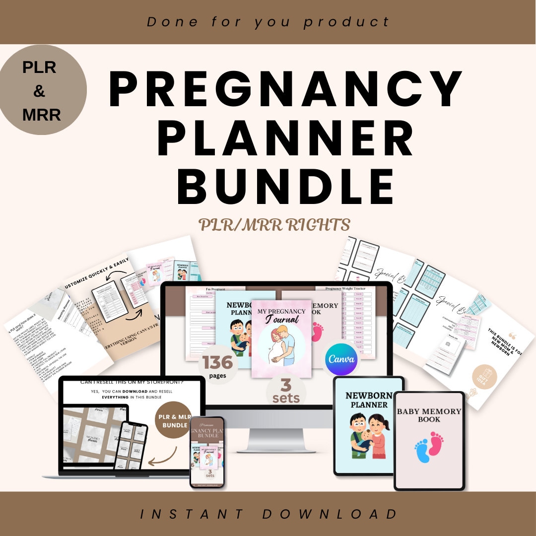 Pregnancy Planner Bundle Printable and Editable Pregnancy Planner to Do ...