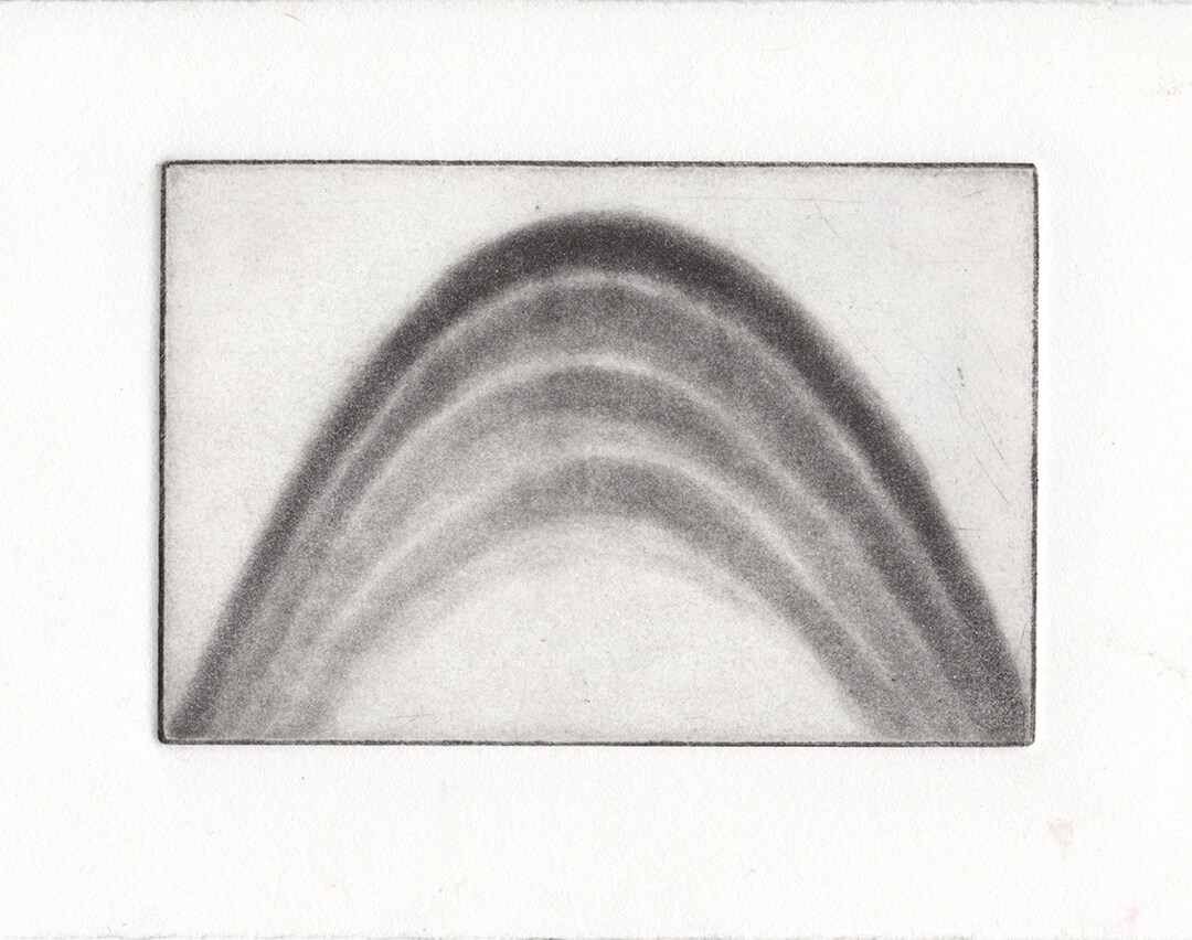 Gray Rainbow Etching Print Rainy Days and Mondays Wall Art - Etsy