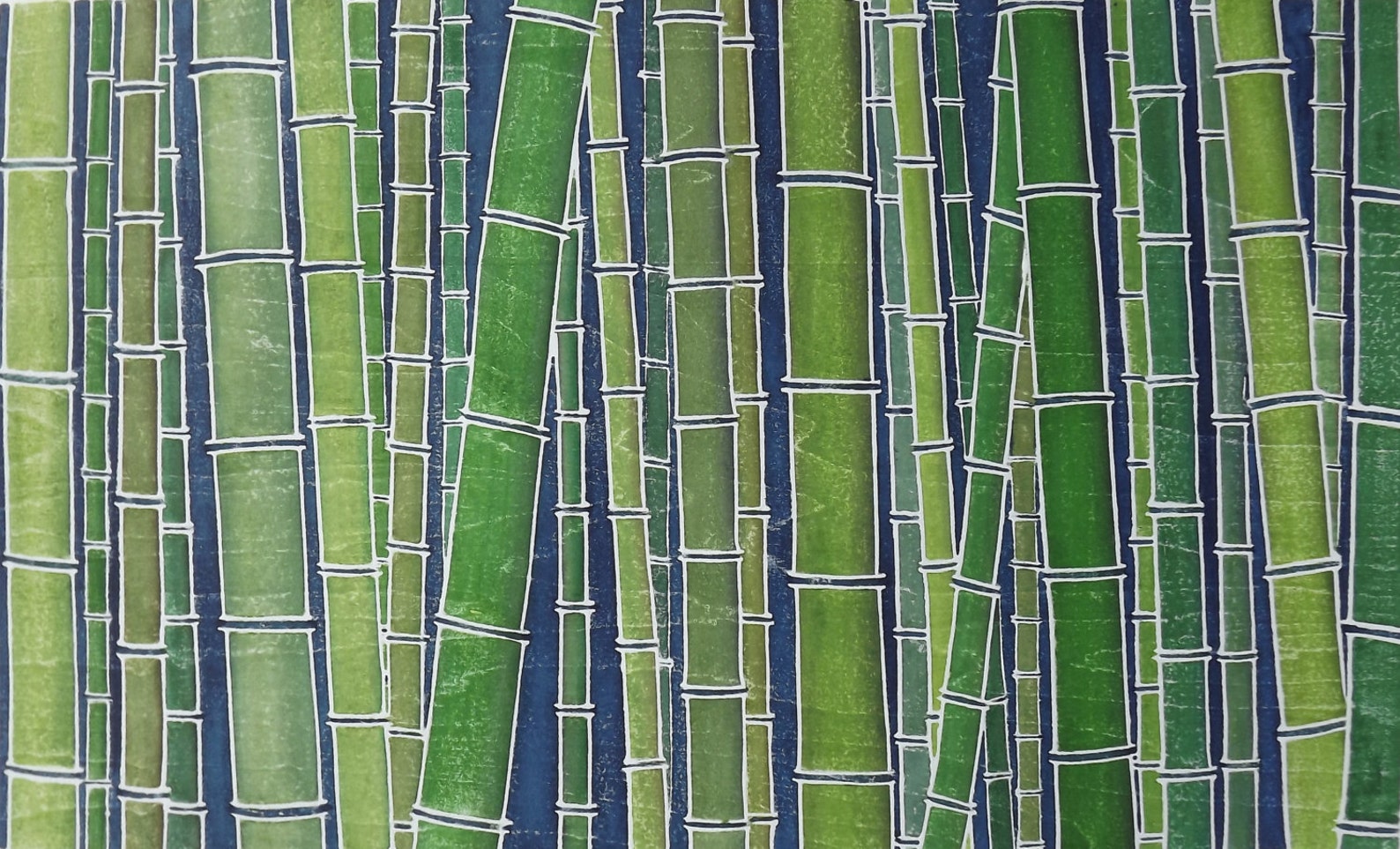Bamboo Forest II Woodblock Print - Etsy
