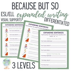 Expanding Sentences BUNDLE | the Writing Revolution | Because but so ...
