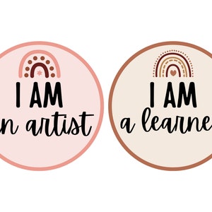 Boho Rainbow Affirmation Posters Social Emotional Learning Classroom ...