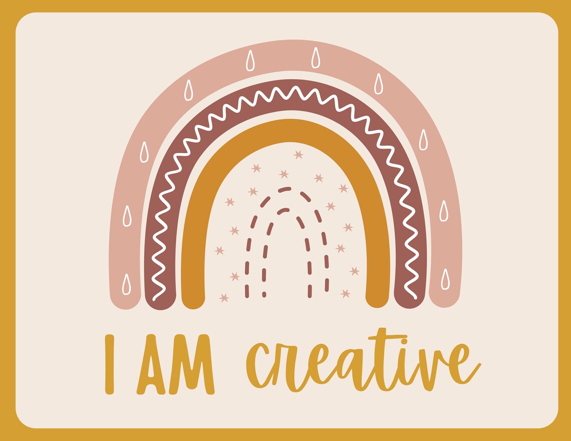 Boho Rainbow Affirmation Posters | Social Emotional Learning ...