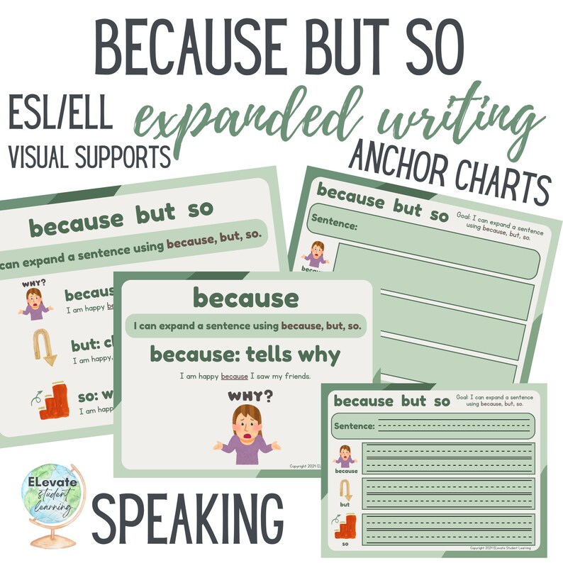 Expanding Sentences BUNDLE | the Writing Revolution | Because but so ...