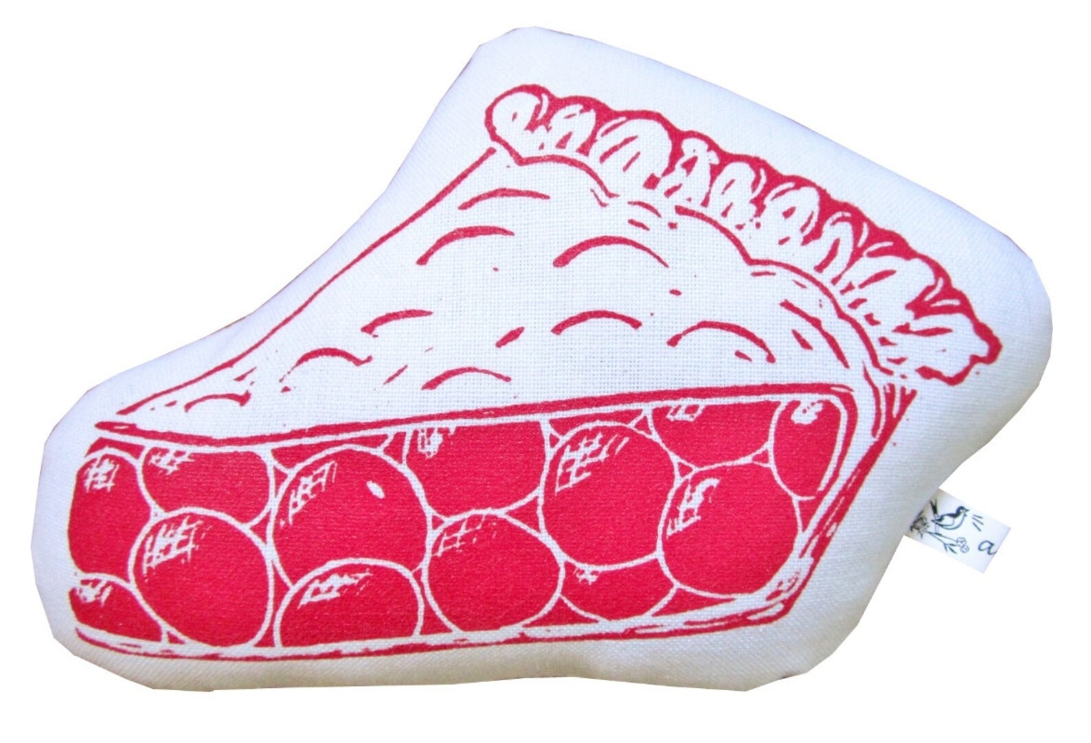 Block Print Pie Stuffie Mini Pillow - Etsy
