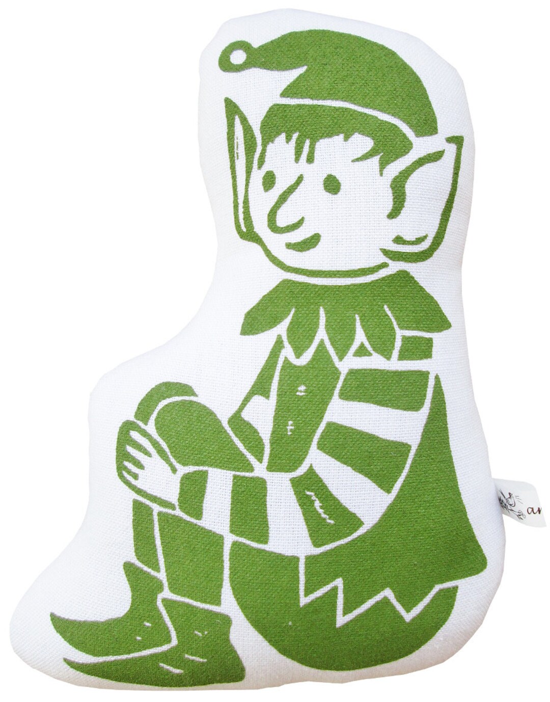 Elf Block Print Stuffie - Etsy
