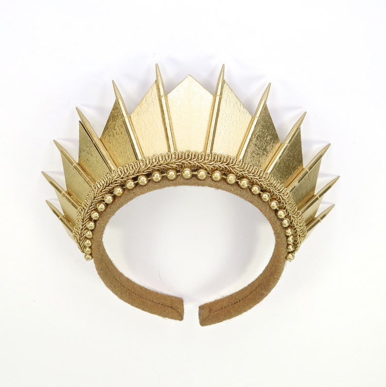 Gold Blade Crown Editorial Headpiece by Loschy Designs - Etsy Singapore