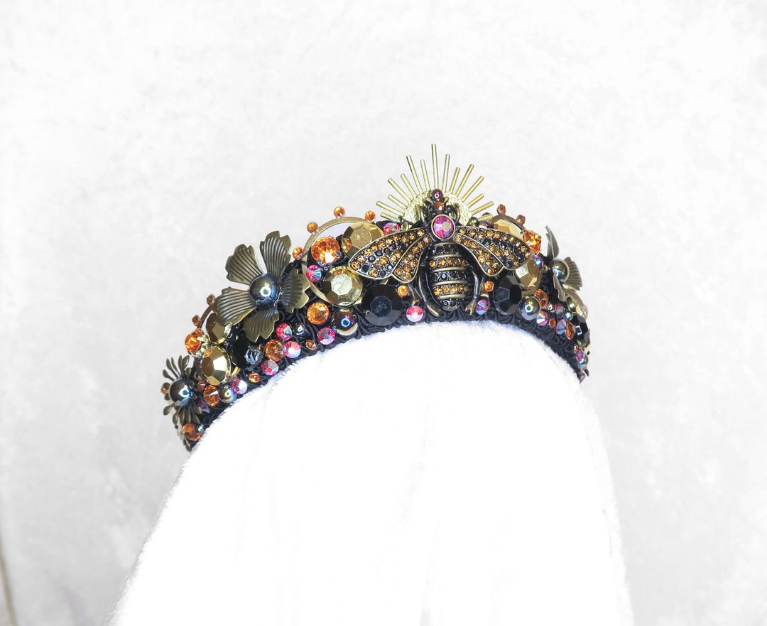 Mixed Metal Bumble Bee Crown - by Loschy Designs - MADE TO ORDER, Ships ...