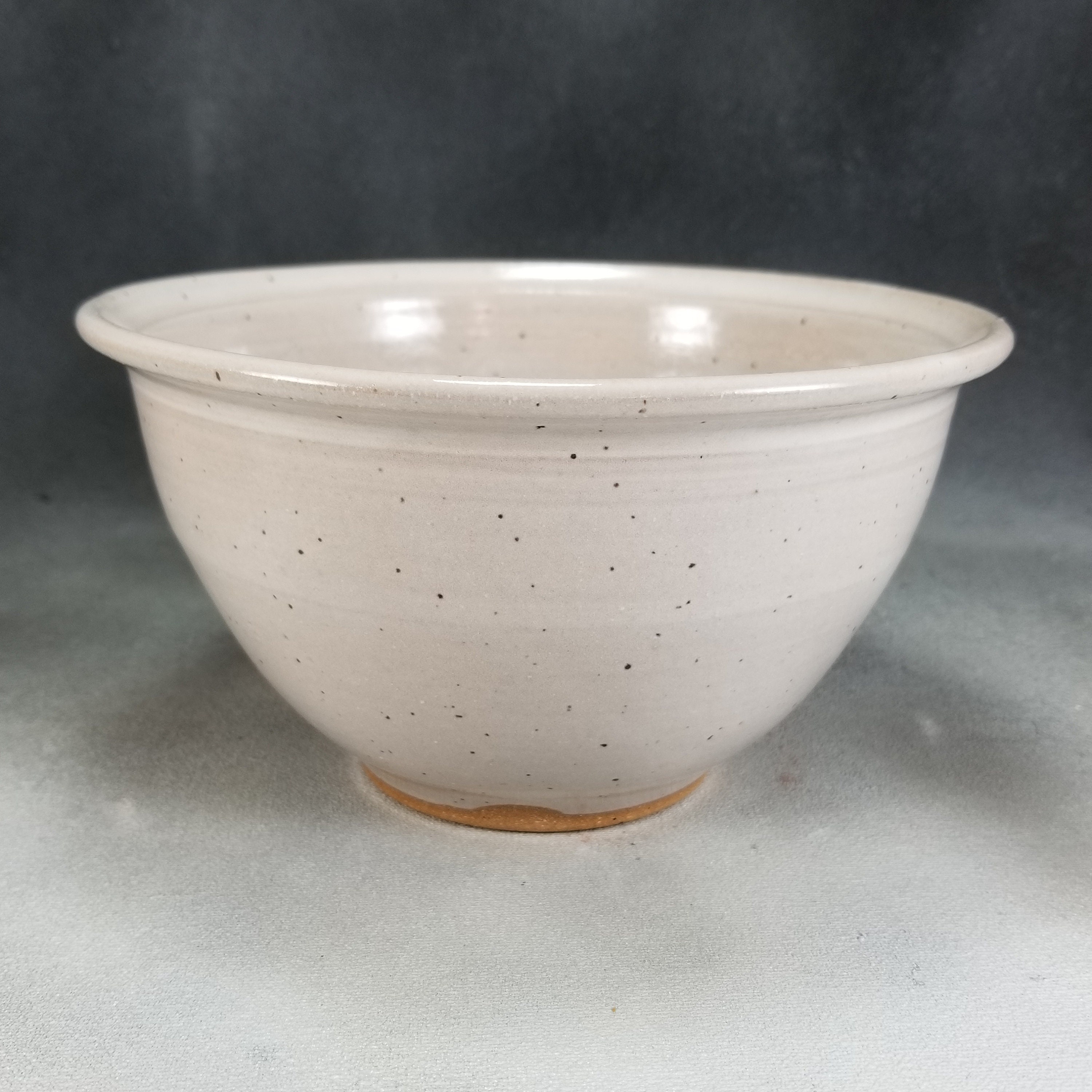 Pottery Bowl Serving Bowl with Rim in White Rice Bowl Soup | Etsy