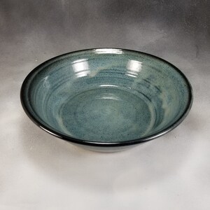 Stoneware Pie Pan Deep Dish Ceramic Pie Pan Blue Hand Thrown Stoneware ...