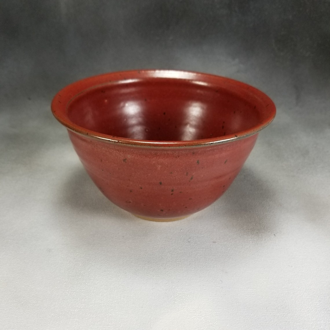 Pottery Bowl Serving Bowl With Rim in Red Rice Bowl Soup - Etsy