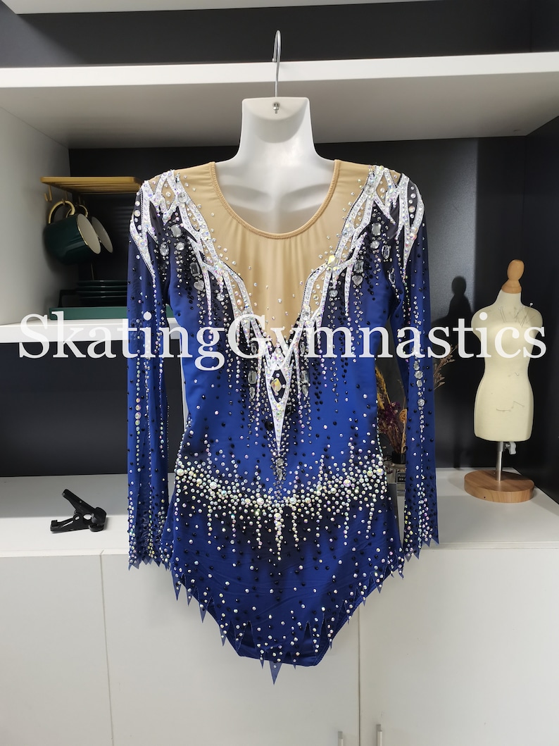 Customize Rhythmic Gymnastics Leotards Girls Women Strechy Spandex ...
