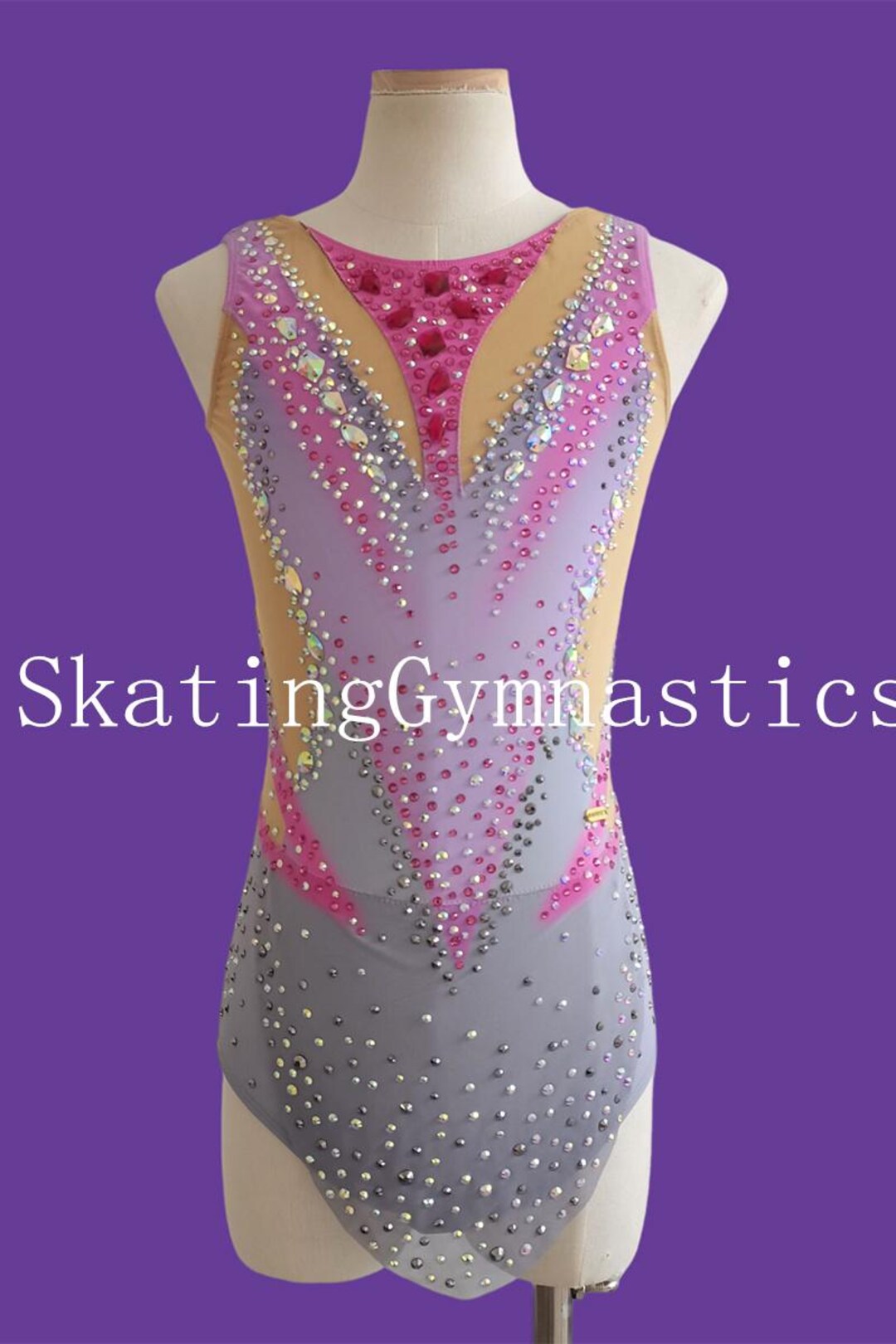 Customize Rhythmic Gymnastics Leotards Girls Women Strechy Spandex ...