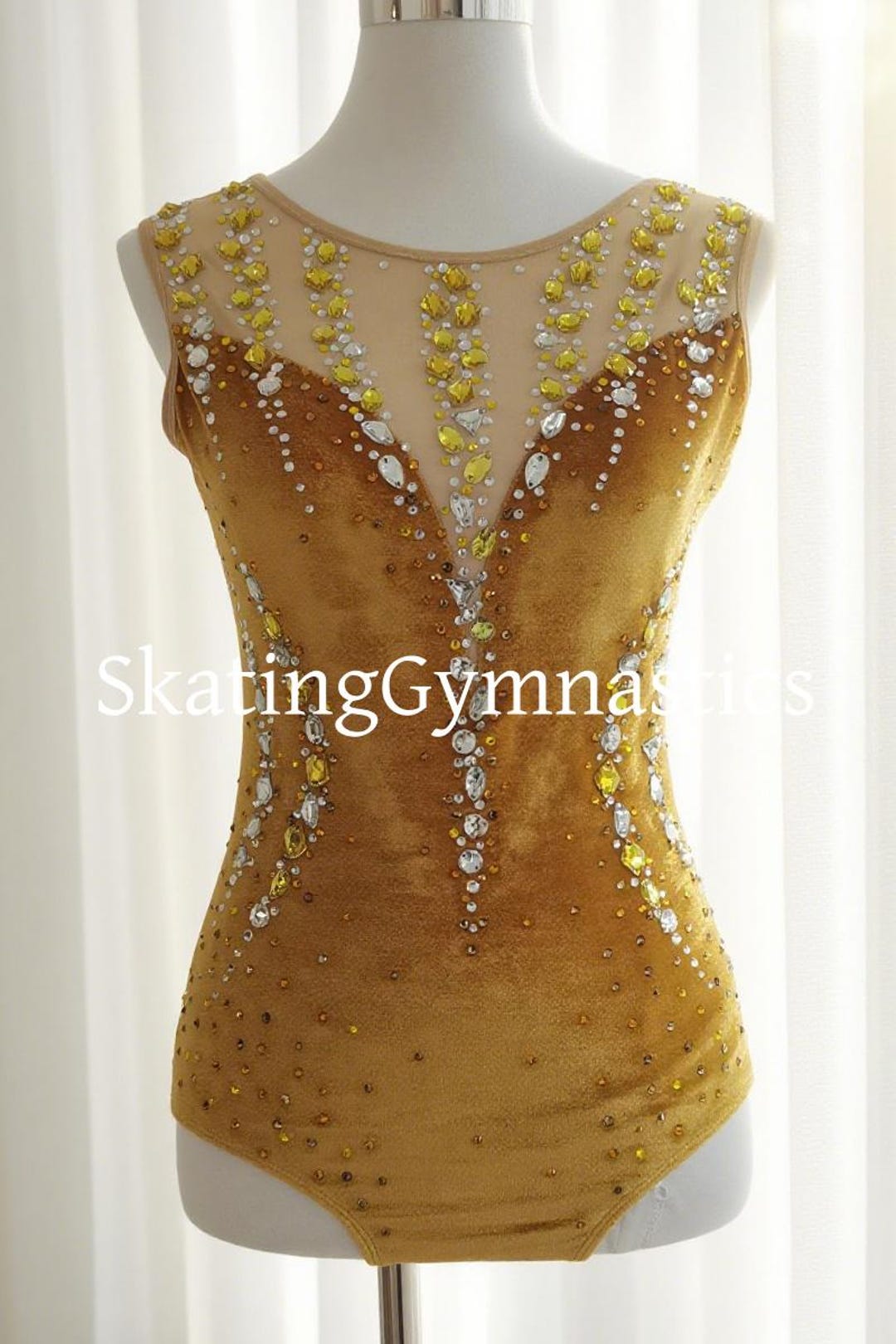 Custom Rhythmic Gymnastics Leotard: Stretchy Spandex, Hand-sewn ...
