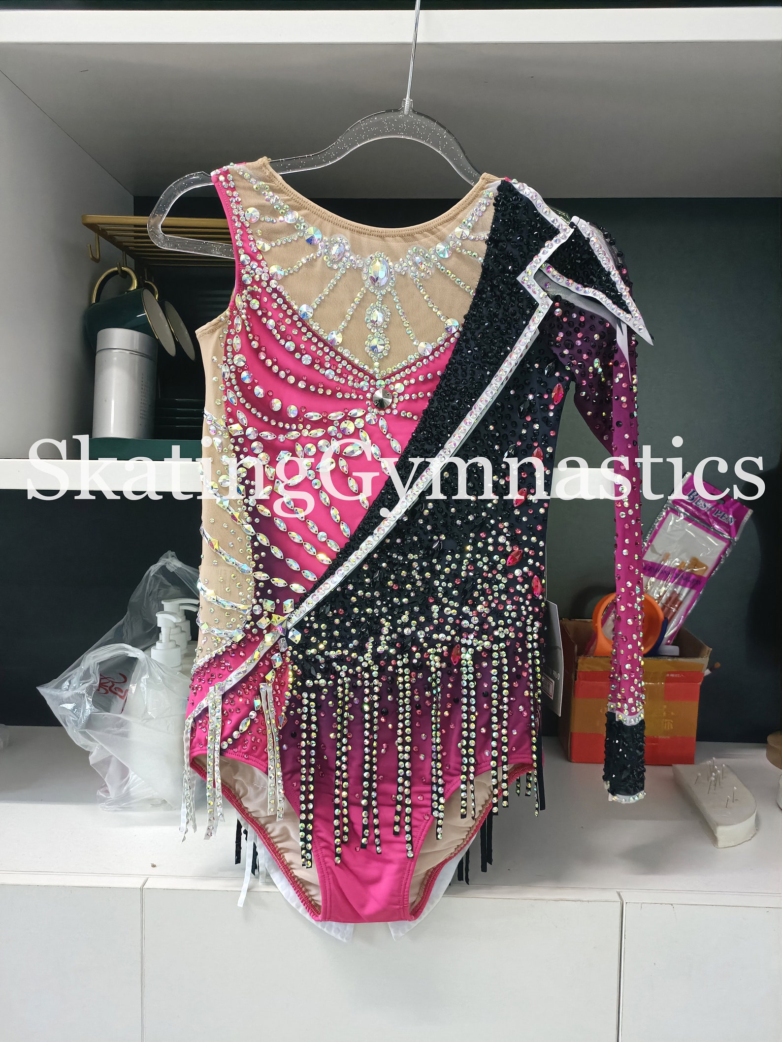 Customize Rhythmic Gymnastics Leotards Girls Women Strechy Spandex ...