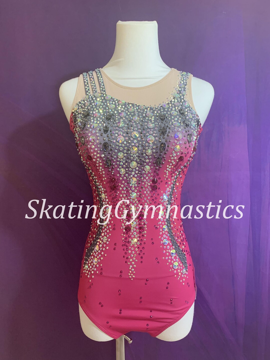 Customized Rhythmic Gymnastics Leotards Girls Women Stretchy Spandex ...